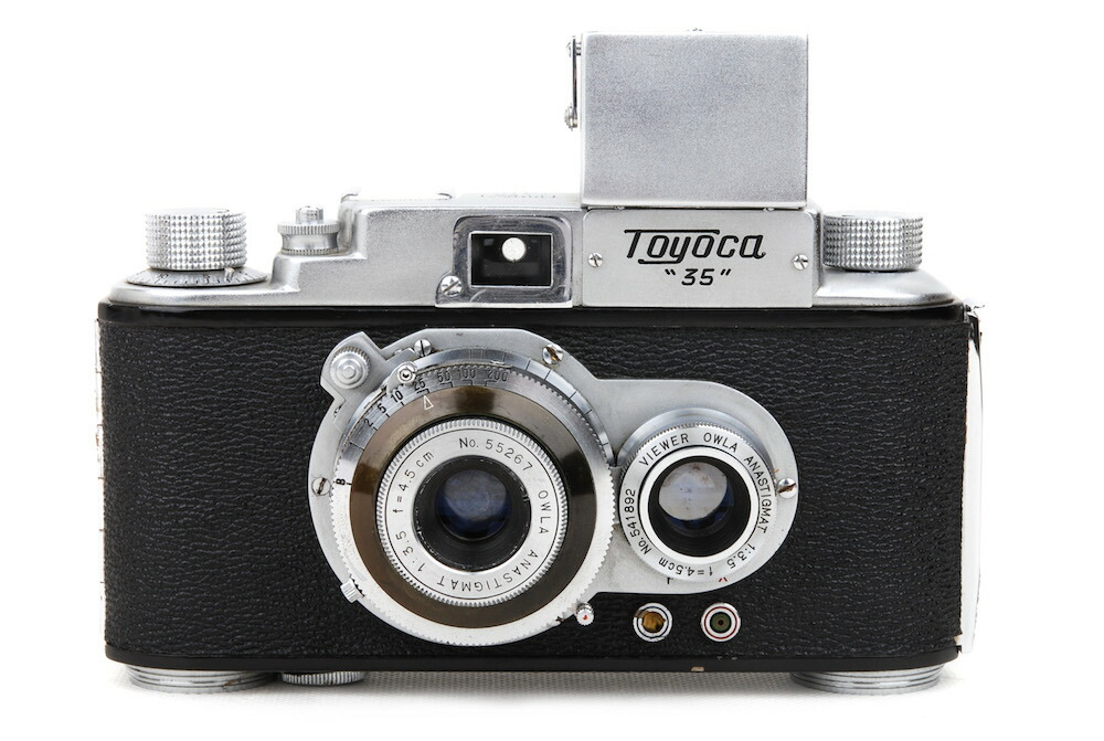 【楽天市場】【美品】TOYOCA FLEX/トヨカフレックス 35+OWLA ANASTIGMAT 45/3.5レンズ 日産35mmTLR二眼レフシルバーカメラ #jp24023：ブレゲカメラ