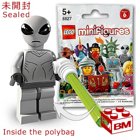 【楽天市場】8827 LEGO 8827 LEGO レゴ ミニフィギュア シリーズ6 エイリアン｜LEGO Minifigures ...