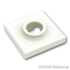 【楽天市場】レゴ パーツ プレート 2 x 2 - ターンテーブル ベース [ White / ホワイト ] | LEGO純正品の バラ 売り ...