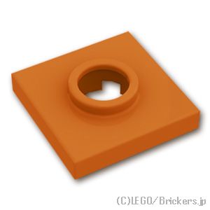 【楽天市場】レゴ パーツ プレート 2 x 2 - ターンテーブル ベース [ Dark Orange / ダークオレンジ ] | LEGO ...
