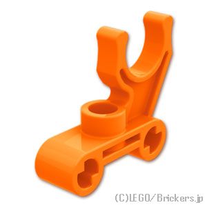 【楽天市場】レゴ パーツ テクニック チェンジオーバー - キャッチ ダブル(フォーク) [ Orange / オレンジ ] | LEGO純正 ...