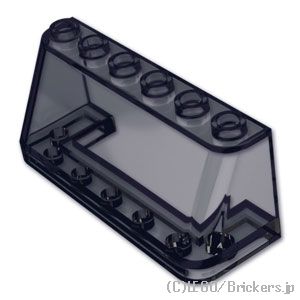 【楽天市場】レゴ パーツ ウィンドスクリーン 2 x 6 x 2 [ Tr,Black / トランスブラック ] | LEGO純正品の バラ ...