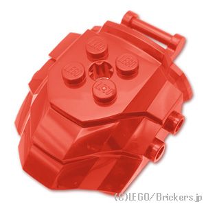 【楽天市場】レゴ パーツ コックピット フロント 4 x 5 x 2 - バーハンドル [ Red / レッド ] | LEGO純正品の バラ ...