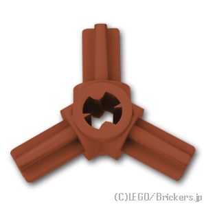 【楽天市場】レゴ パーツ テクニック 十字軸 コネクターハブ - 3軸 [ Reddish Brown / ブラウン ] | LEGO純正品の ...