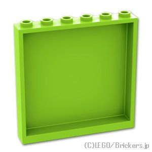 【楽天市場】レゴ パーツ パネル 1 x 6 x 5 [ Lime / ライム ] | LEGO純正品の バラ 売り：ブリッカーズ楽天市場店
