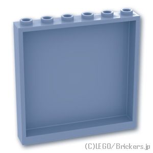 【楽天市場】レゴ パーツ パネル 1 x 6 x 5 [ Sand Blue / サンドブルー ] | LEGO純正品の バラ 売り ...
