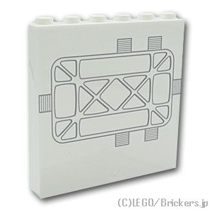 【楽天市場】レゴ パーツ パネル 1 x 6 x 5 - タンティブ IV のドア [ White / ホワイト ] | LEGO純正品の ...