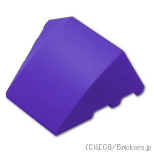 【楽天市場】レゴ パーツ トリプル カーブ ウェッジ 4 x 3 [ Dark Purple / ダークパープル ] | LEGO純正品の ...