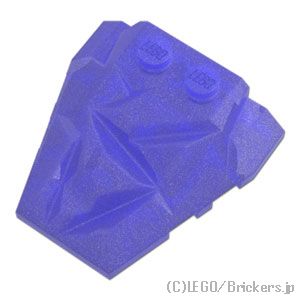 【楽天市場】レゴ パーツ ウェッジ 4 x 4 - ポリゴン [ Satin Tr - Purple / サテントランスパープル ...