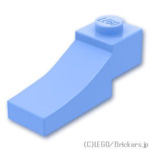 【楽天市場】レゴ パーツ 逆ハーフ アーチ 1 x 3 [ Bt,Lt Blue / ブライトライトブルー ] | LEGO純正品の バラ ...