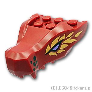 【楽天市場】レゴ パーツ ドラゴンヘッド（上あご） - ラベンダーの目とヌガーの鱗 [ Dark Red / ダークレッド ] | LEGO ...