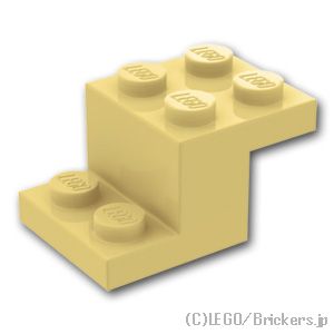 【楽天市場】レゴ パーツ ブラケット 3 x 2 x 1 - 1/3 - 十字軸穴 [ Tan / タン ] | LEGO純正品の バラ 売り ...