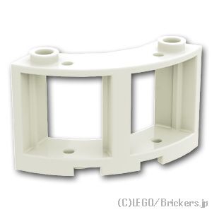 【楽天市場】レゴ パーツ ウィンドウ フレーム 3 x 3 x 2 - ラウンドコーナー [ White / ホワイト ] | LEGO純正品 ...