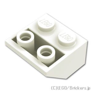【楽天市場】レゴ パーツ 逆スロープ 45°- 2 x 2 [ White / ホワイト ] | LEGO純正品の バラ 売り：ブリッカーズ楽天市場店