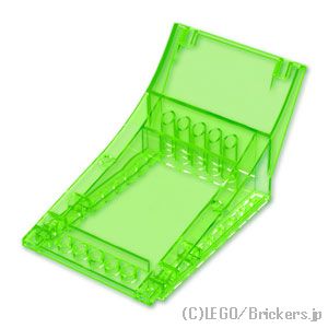 【楽天市場】レゴ パーツ スポーツ用 スタントループランプ 傾斜上り台 [ Tr,Bt Green / トランスブライトグリーン ...