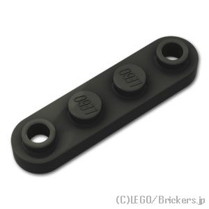 【楽天市場】レゴ パーツ テクニック プレート 1 x 4 2オープンスタッド [ Black / ブラック ] | LEGO純正品の バラ ...