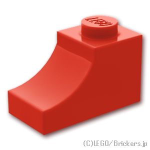 【楽天市場】レゴ パーツ ハーフ 逆 アーチ 1 x 2 [ Red / レッド ] | LEGO純正品の バラ 売り：ブリッカーズ楽天市場店