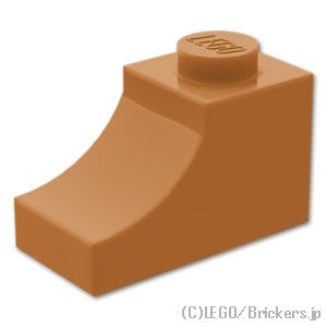 【楽天市場】レゴ パーツ ハーフ 逆 アーチ 1 x 2 [ Md,Nougat / ミディアムヌガー ] | LEGO純正品の バラ 売り ...