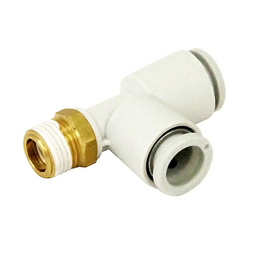 【楽天市場】【メール便可】藤原産業 SK11 ワンタッチ管継手 サービスチーズ 8mm×2口 R1/8 KQ2Y08-01AS：ホームセンターブリコ