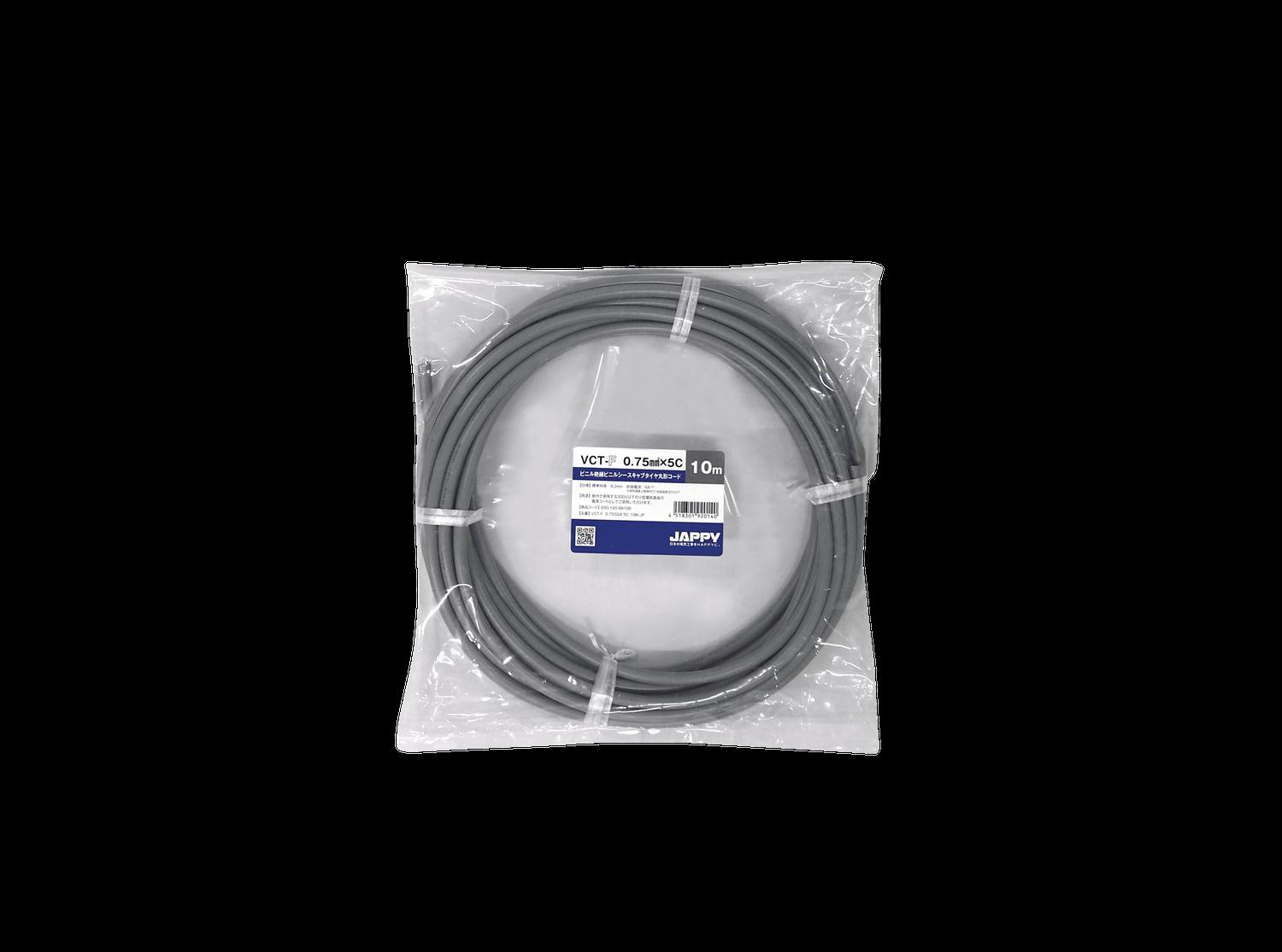 【楽天市場】JAPPY VCT-F 0.75SQX 5C 10M JP ミニ定尺品(VCTF) 0.75SQ VCT-F 0.75SQX 5C 10M JP：BRIEDGE BY 古河産業