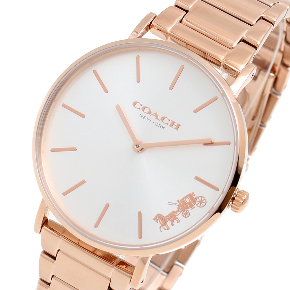 【楽天市場】コーチ COACH腕時計14503576メンズレディースペリーPERRYクォーツシルバーピンクゴールド：ウォッチリスト