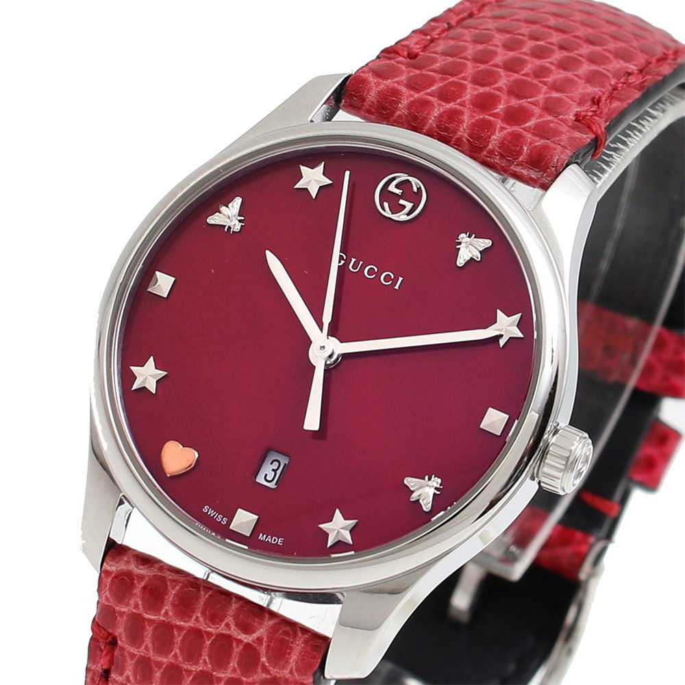【楽天市場】グッチ GUCCI腕時計YA126584メンズレディースG-タイムレスG-TIMELESSクォーツレッド：ウォッチリスト