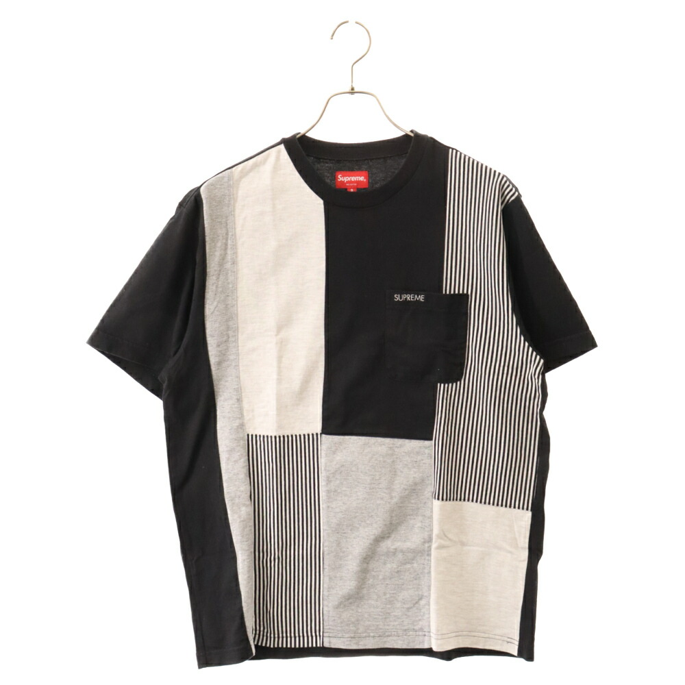 【楽天市場】SUPREME(シュプリーム) サイズ:S 20SS Patchwork Pocket Tee パッチワーク ポケット 半袖 Tシャツ ブラック/グレー【中古】【程度A】【カラー ...