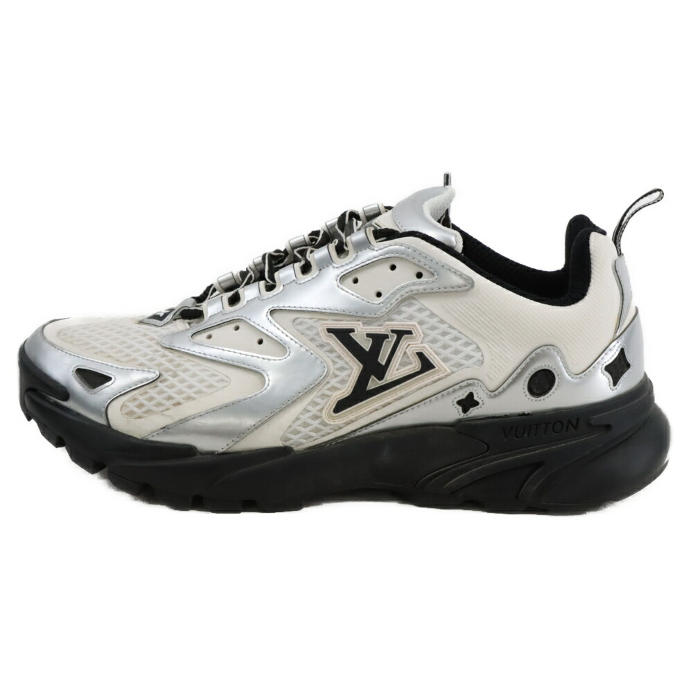 【楽天市場】LOUIS VUITTON(ルイヴィトン) サイズ:8 1/2 タティックライン ローカットスニーカー 1AA784 シルバー ...