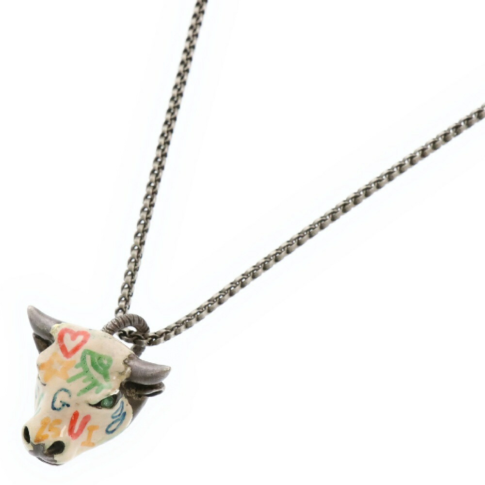 【楽天市場】GUCCI(グッチ) サイズ:55cm ANGER FOREST ENAMELED BULL'S HEAD RING アンガー ...