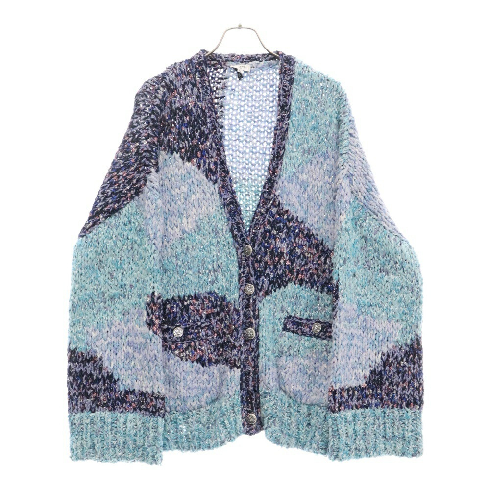 【楽天市場】CHANEL(シャネル) サイズ:50 23SS ココボタン ラメ カーディガン P74708 K10721 マルチカラー【中古】【程度A】【カラーマルチカラー】【取扱店舗新宿 ...