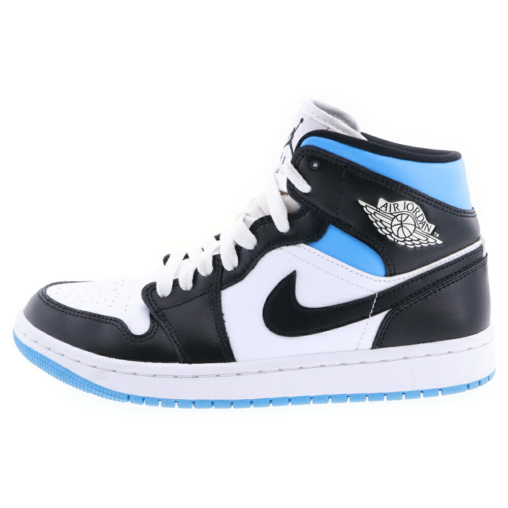 【楽天市場】NIKE(ナイキ) サイズ:24.5cm WMNS AIR JORDAN 1 MID UNIVERSITY BLUE BQ6472 ...