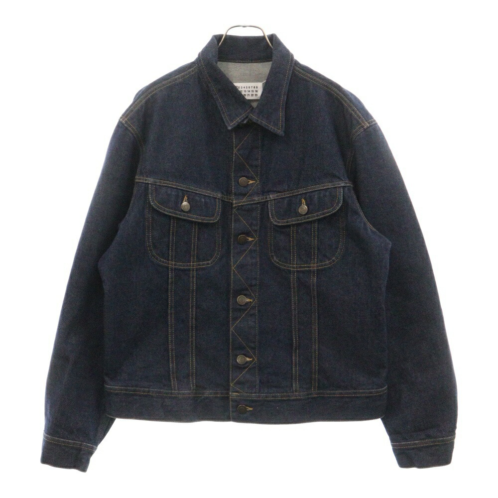 【楽天市場】Maison Margiela(メゾンマルジェラ) サイズ:48 23SS Denim Jacket S50AM0572 S30736 トラッカーデニムジャケット Gジャン ...