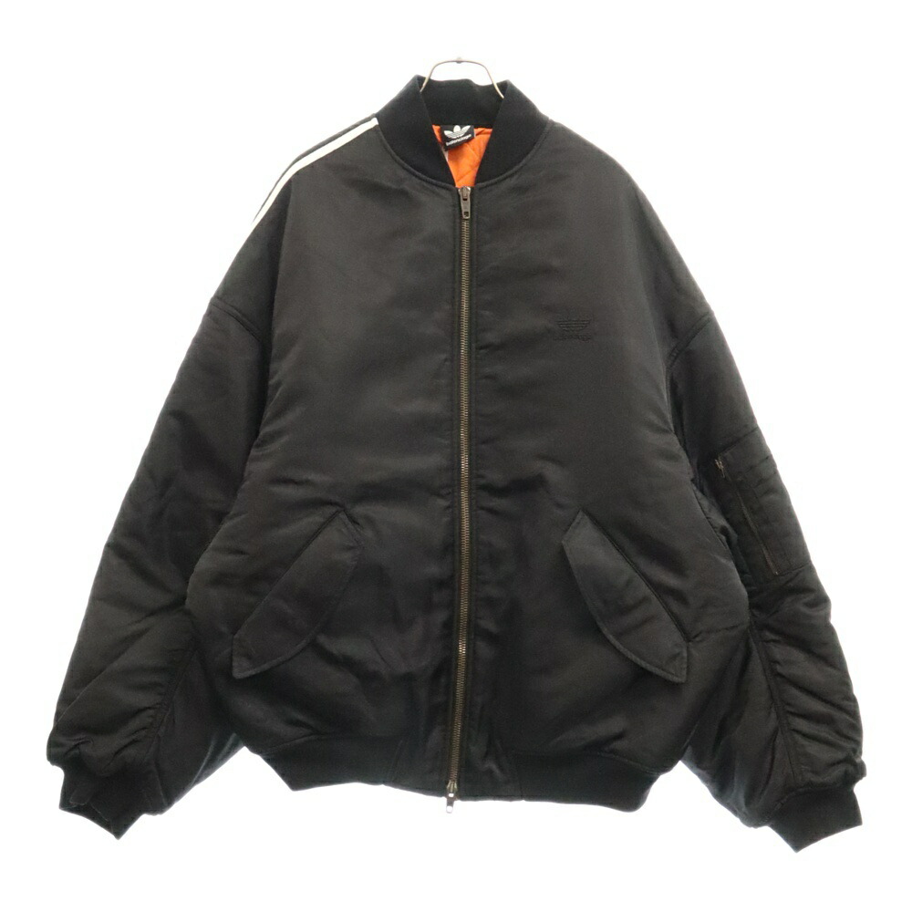 【楽天市場】BALENCIAGA(バレンシアガ) サイズ:50 23SS ×adidas SIDE LINE BOMBER JACKET 725335 TNO27 アディダス スリーライン ...