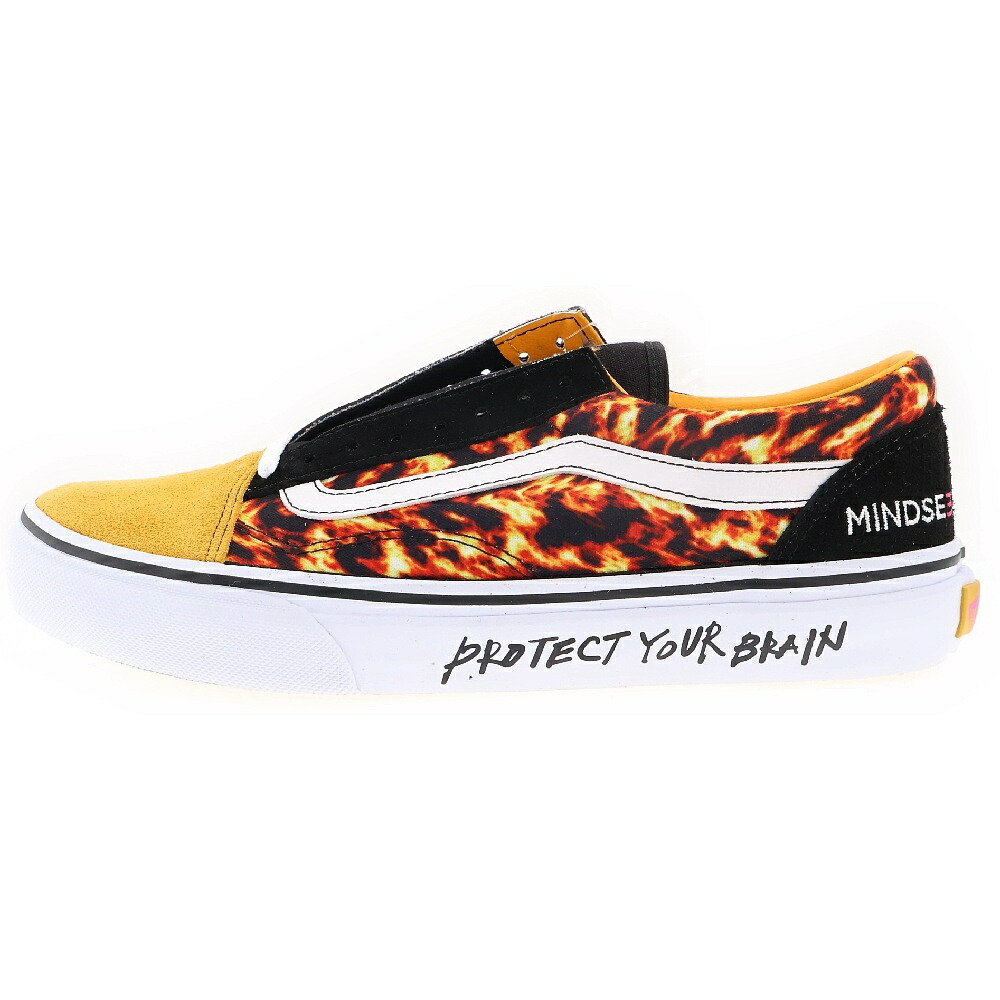 【楽天市場】VANS(ヴァンズ) サイズ:27.0cm ×MINDSEEKER OLD SKOOL FIRE マインドシーカー オールド ...