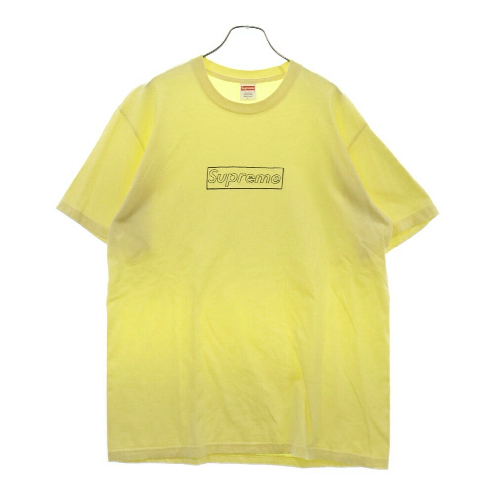 【楽天市場】SUPREME(シュプリーム) サイズ:L 21SS ×KAWS Chalk Box Logo Tee カウズ チョーク ボックス ...