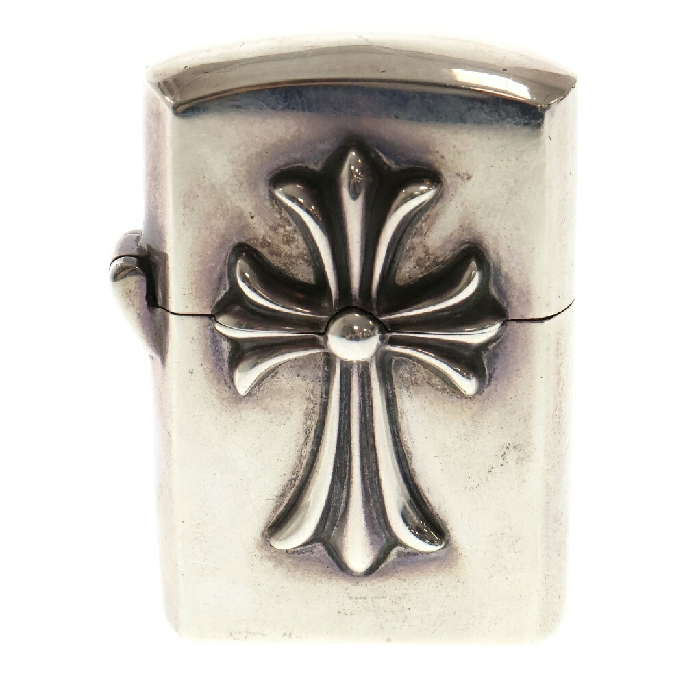 【楽天市場】CHROME HEARTS(クロムハーツ) ZIPPO LIGHTERZ-V1 V1スモールCHクロスジッポライター シルバー ...