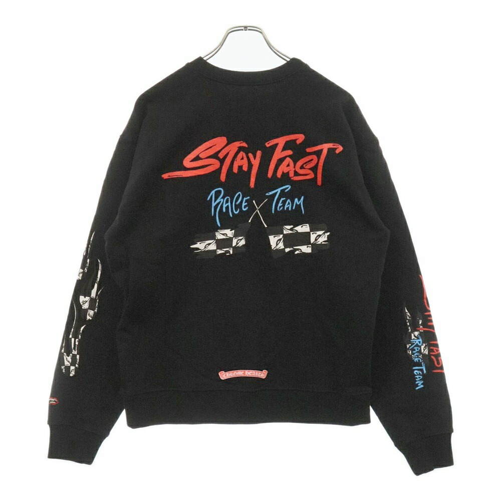 【楽天市場】CHROME HEARTS(クロムハーツ) サイズ:M PPO STAY FAST RACE TEAM SWTSHRT MATTY ...