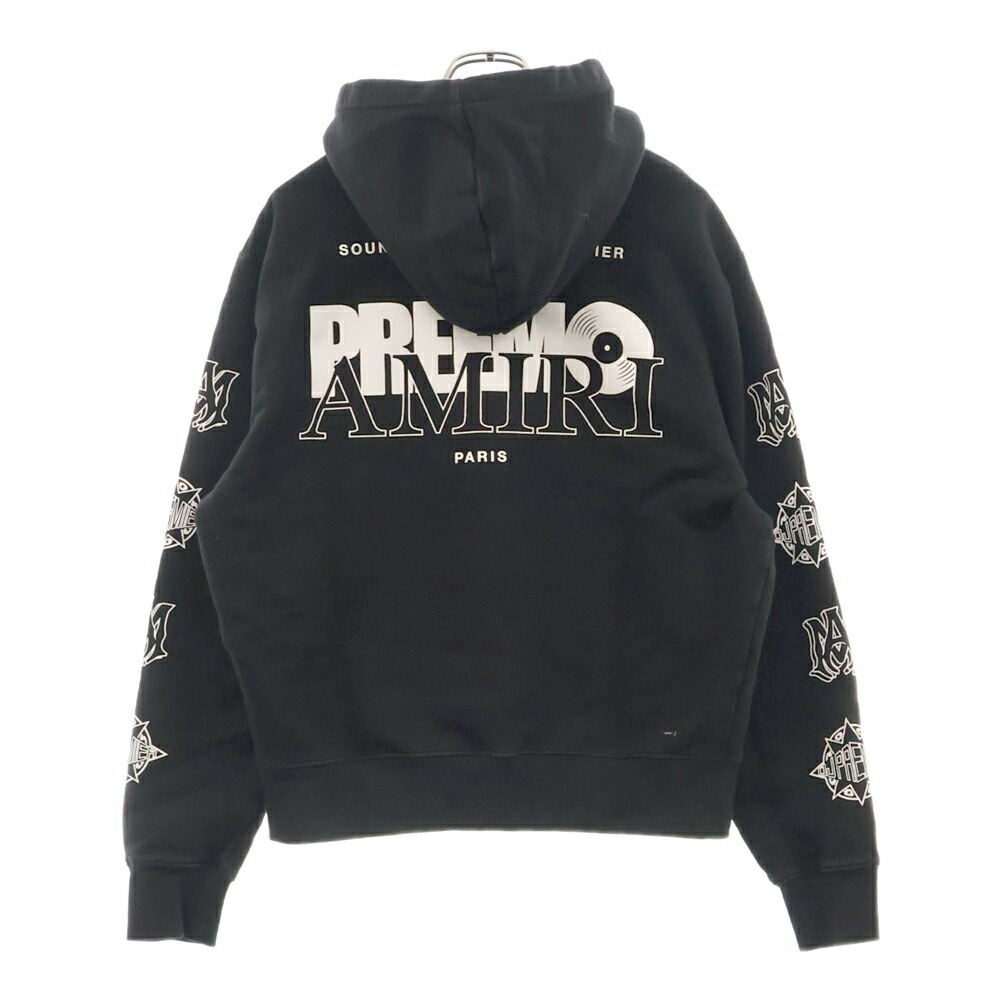【楽天市場】AMIRI(アミリ) サイズ:M Preemo Logo Hoodie プリーモロゴフーディー プルオーバーパーカー ブラック ...