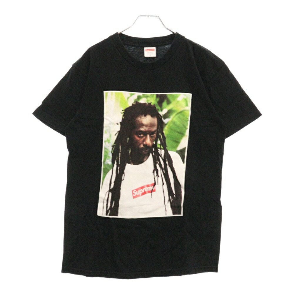 【楽天市場】SUPREME(シュプリーム) サイズ:S 19SS Buju Banton Tee ブジュバントン フォトプリント クルーネック半袖Tシャツ カットソー ブラック【中古】【程度B ...
