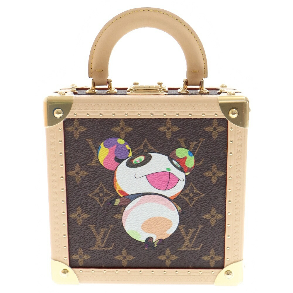 【楽天市場】LOUIS VUITTON(ルイヴィトン) ×TM ミニ スクエアトランク 2Way ショルダーバッグ ハンドバッグ グラフィック ...