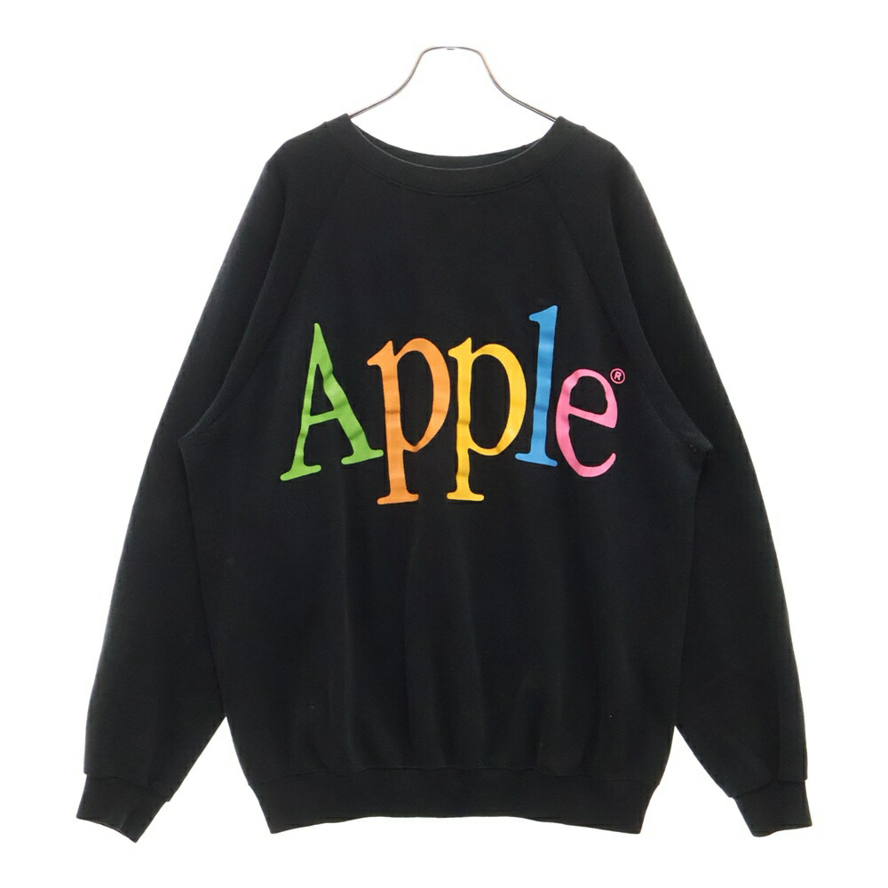 【楽天市場】VINTAGE(ヴィンテージ) サイズ:XL 90s APPLE アップル フロント プリント スウェット ブラック【中古】【程度B】【カラーブラック】【取扱店舗AWESOME原宿 ...