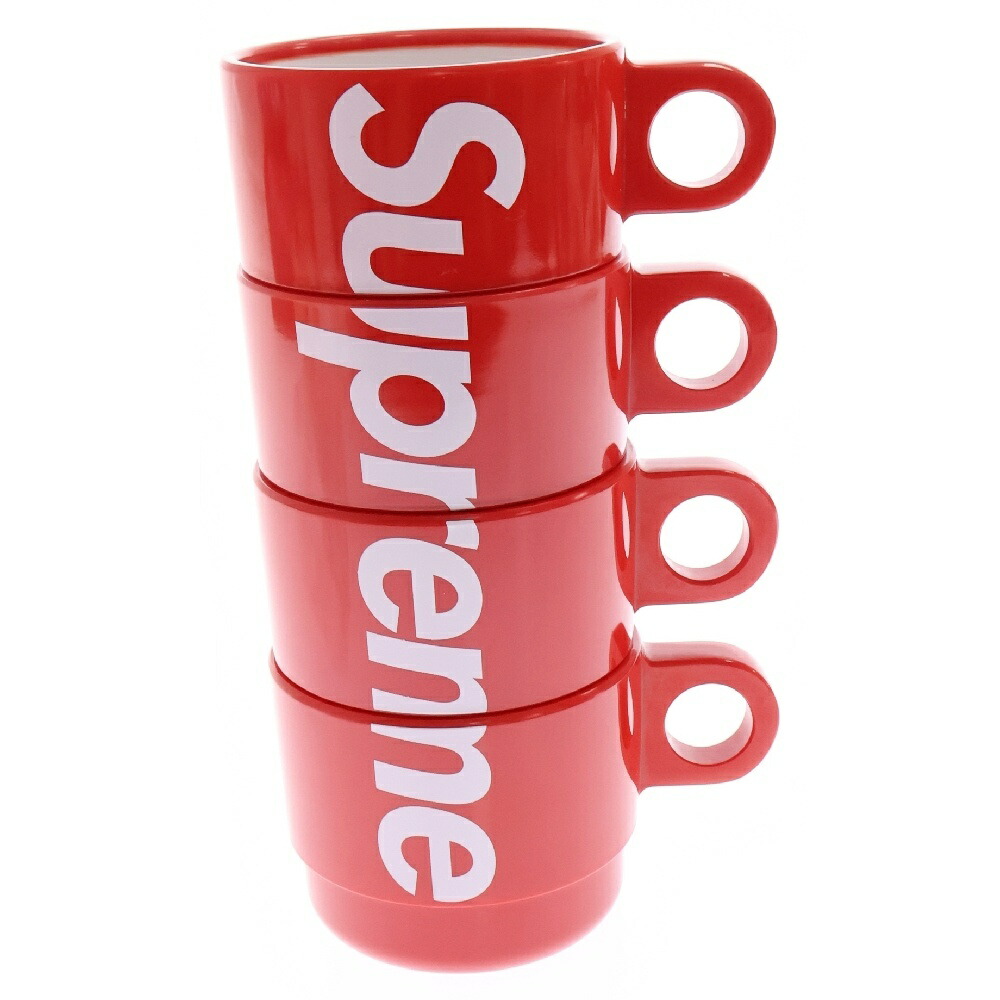 【楽天市場】SUPREME(シュプリーム) 18SS Stacking Cups Set of 4 スタッキング カップセット コップ レッド ...