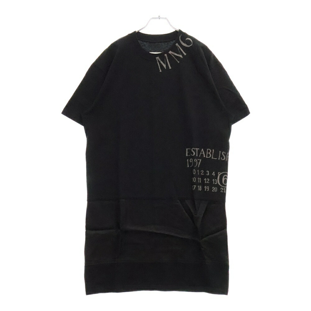 【楽天市場】MM6 Maison Margiela(エムエムシックスメゾンマルジェラ) サイズ:M 25SS ネックロゴプリント 素材切替 ...