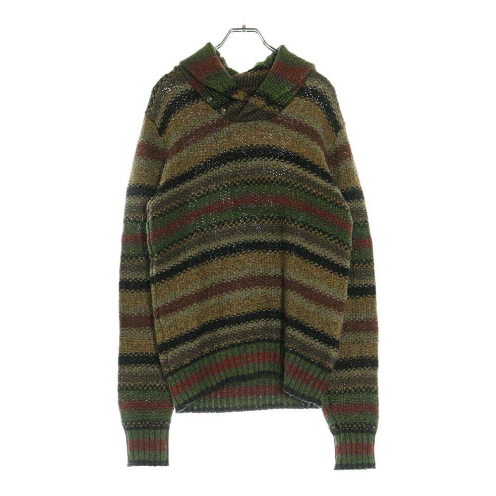 【楽天市場】RRL(ダブルアールエル) サイズ:S Striped Mixed Knit Cardigan ストライプミックス ショールカラー ...