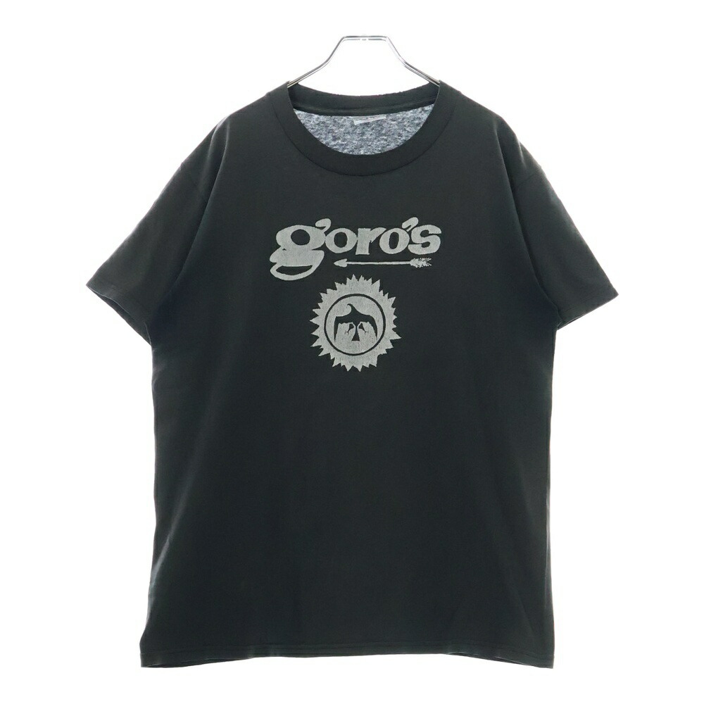 【楽天市場】goro's(ゴローズ) サイズ:M 90s～00s GORO'S goros USA製 ゴローズ ロゴプリント 半袖Tシャツ カットソー ブラック【中古】【程度B】【カラー ...