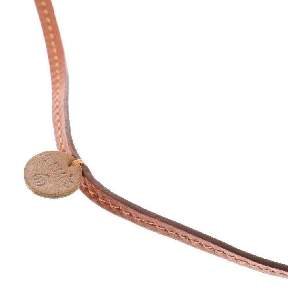 【楽天市場】HERMES(エルメス) サイズ:- プティアッシュ ラニエール ネックレス ブラウン オレンジ レザー【新古品/中古】【程度S ...