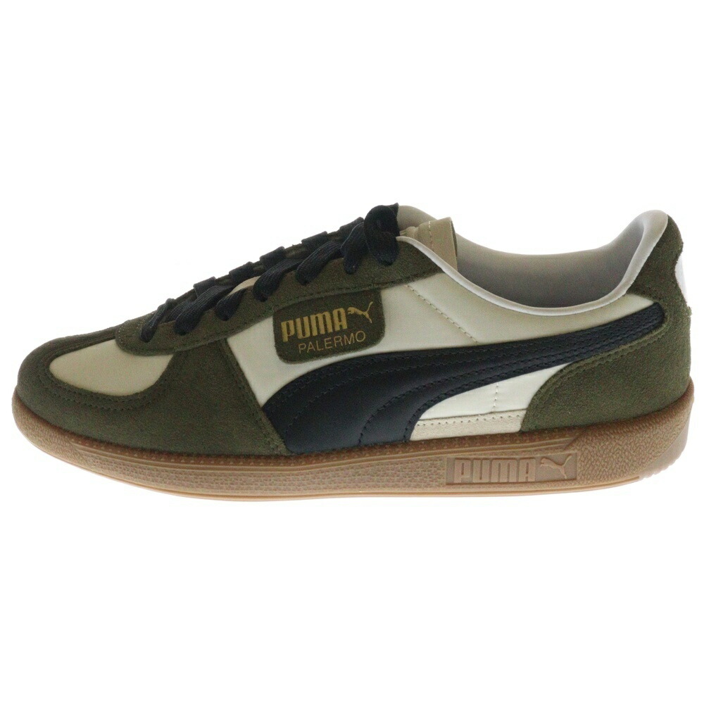 【楽天市場】PUMA(プーマ) サイズ:27.0cm PALERMO OG パレルモ OG スウェードローカットスニーカー カーキ/ホワイト ...