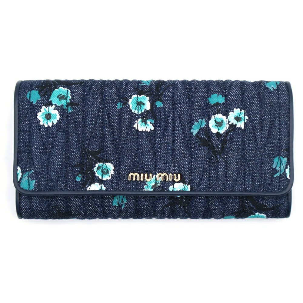 楽天市場】miumiu（ミュウミュウ）三つ折り財布 ピンク レザー