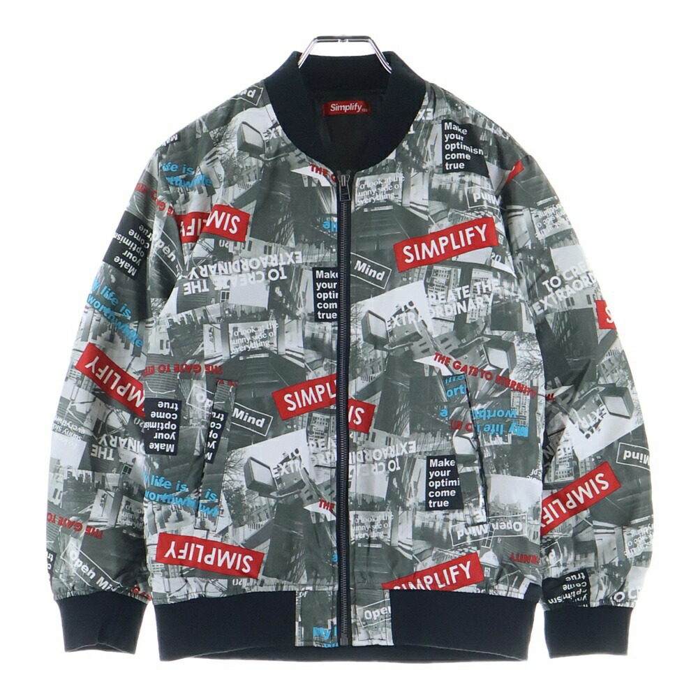 【楽天市場】NO BRAND(ノーブランド) サイズ:150 SIMPLIFY シンプリファイ フォト総柄 ジャケット キッズ グレー【中古 ...