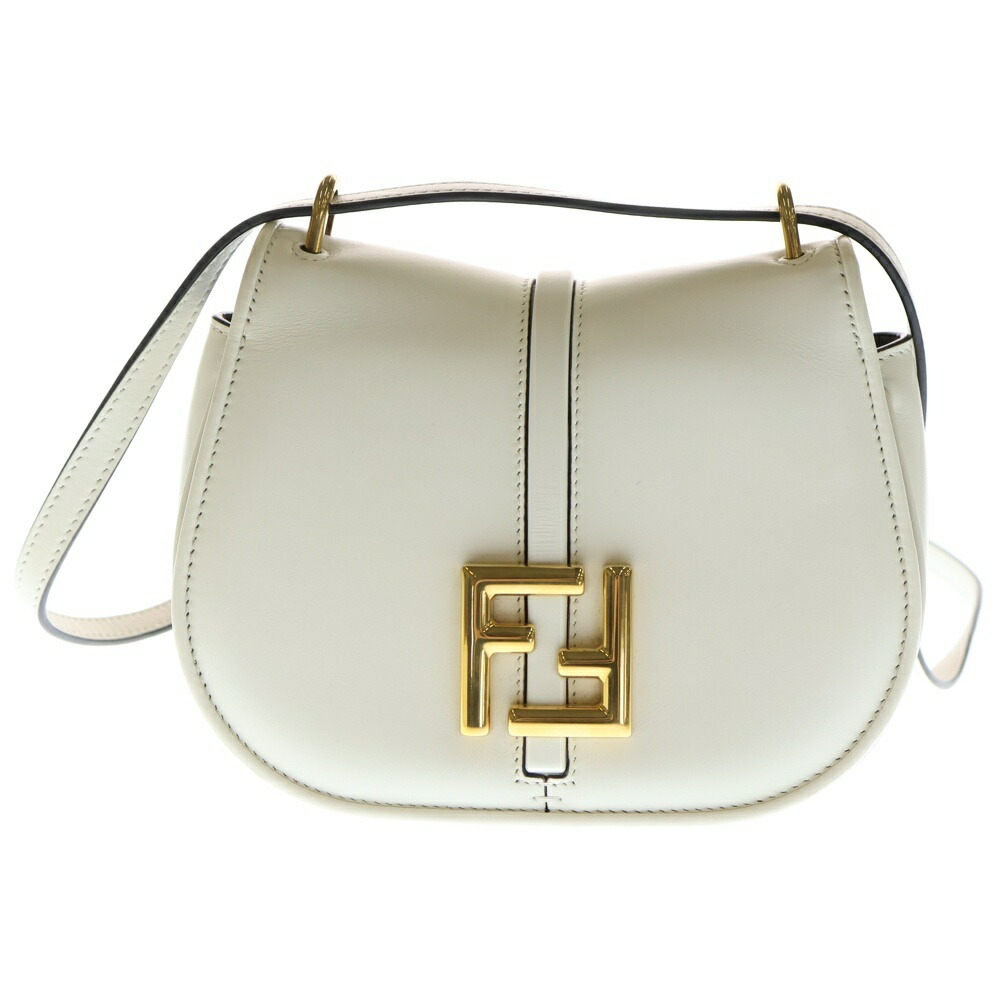 【楽天市場】FENDI(フェンディ) C Mon Small カモン スモール ショルダーバッグ ハンドバッグ ホワイト【新古品/中古】【程度 ...